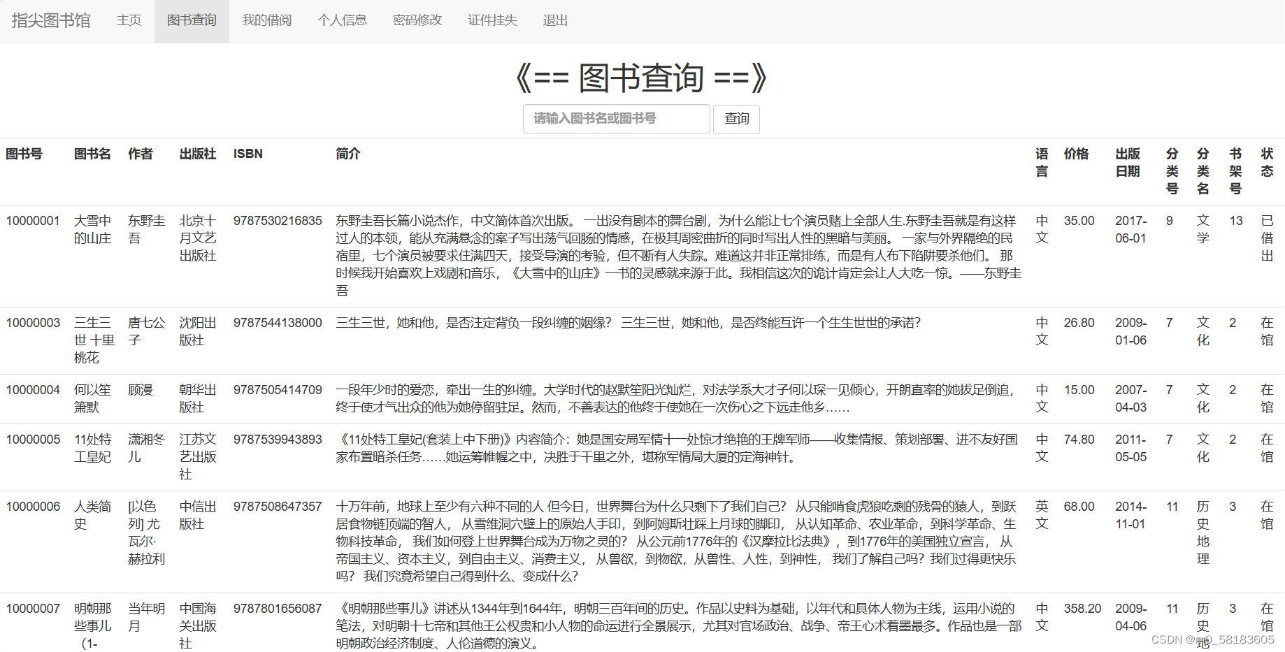 期末不用慌!基于php的简易图书管理系统网站,用mysql建数据库 附源码php图书管理系统源码免费期末作业 Csdn博客