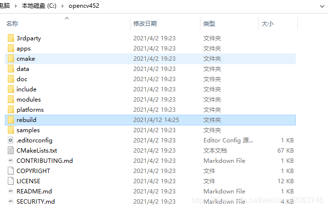 OpenCV4.5.2（+opencv_contrib）+CMake3.20.1+vs2017重新编译_重新编译opencv-CSDN博客