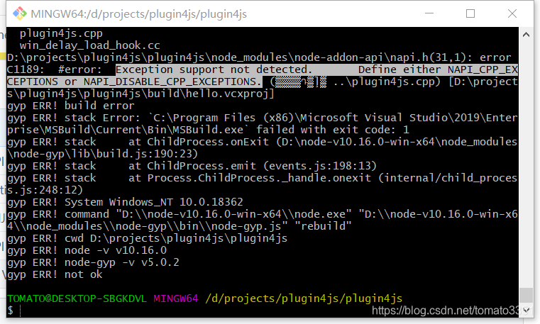 为JS写C++扩展，Napi第一步_js napi-CSDN博客