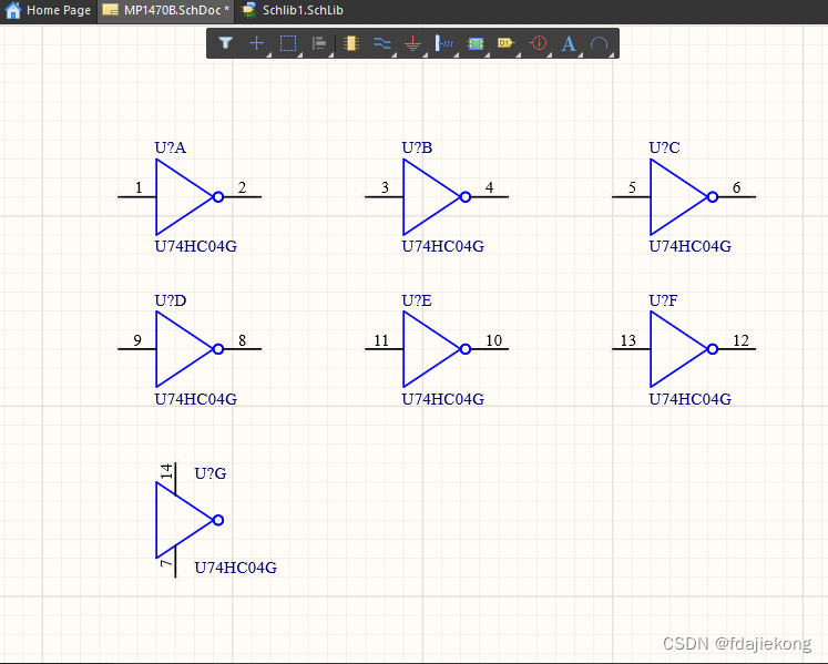 第25课 绘制原理图——在原理图上放置元器件_schlib文件怎么添加到原理图里-CSDN博客