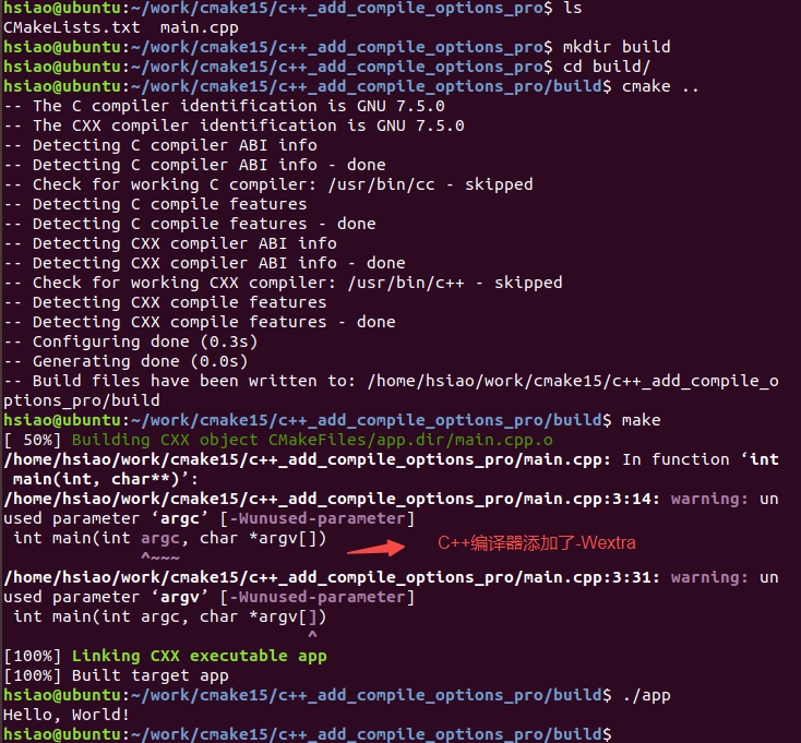 CMake从入门到实战系列（十五）—— CMake中添加编译选项的几种方法_cmake添加编译参数-CSDN博客