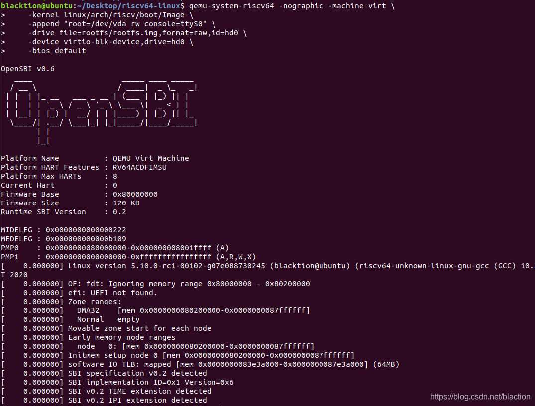 如何在Linux下使用QEMU运行一个RISC-V架构的Linux（busybox篇）_busybox riscv-CSDN博客