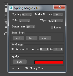 3dsmax-飘带插件springmagic使用_spring magic-CSDN博客