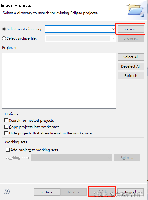 eclipse导入项目_eclipse导入workspace-CSDN博客