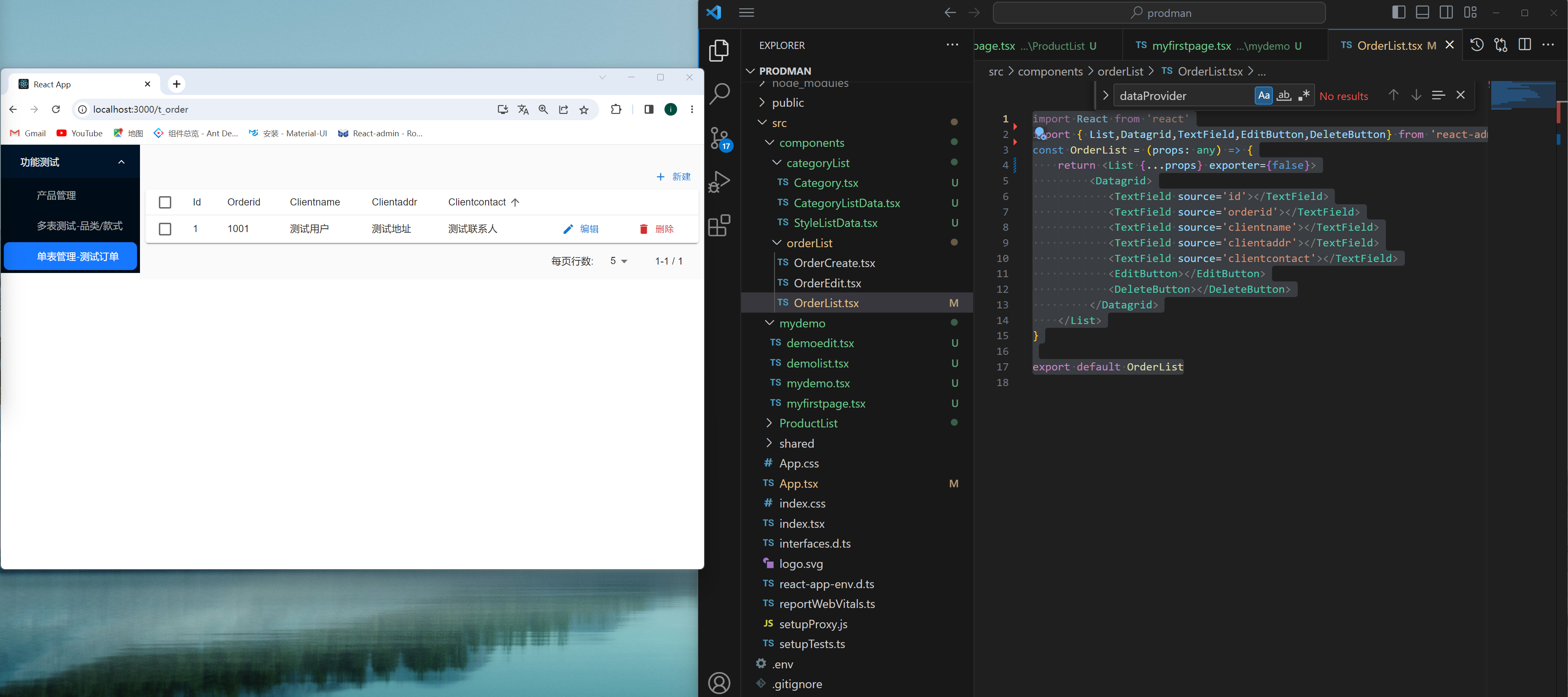前端项目实战肆拾贰- react-admin+material ui-提高效率-直接单大屏操作-右代码左边演示_material-ui 在线演示-CSDN博客