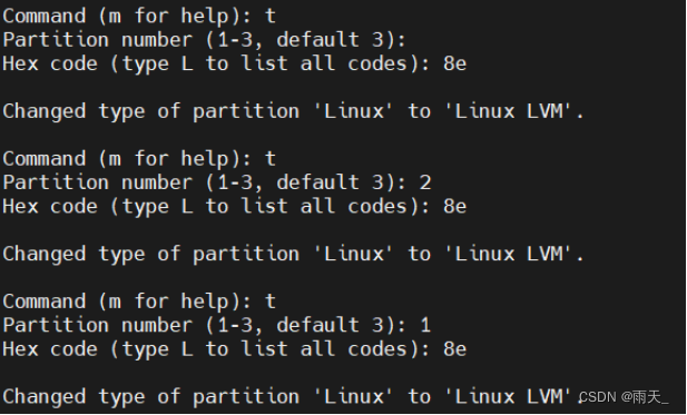 linux交换分区和逻辑卷_p primary (0 primary, 0 extended, 4 free) e extend-CSDN博客