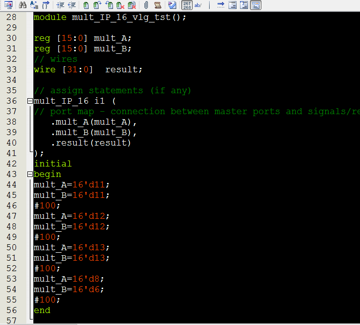 基于fpga的调用ip核实现16位乘法器verilog代码quartus仿真verilog乘法器ip核 Csdn博客