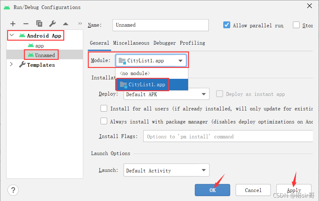 Android Studio的报错提示：Error while Launching activity_error while ...