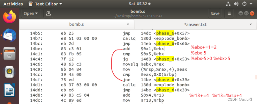 计算机系统基础实训二—BinaryBomb实验_计算机系统实验bomb-CSDN博客