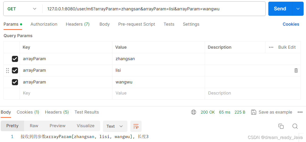 @RequestMapping运用举例(有源码) 前后端如何传递参数？后端如何接收前端传过来的参数，传递单个参数，多个参数，对象，数组/集合(有源码)_requestmapping传参-CSDN博客