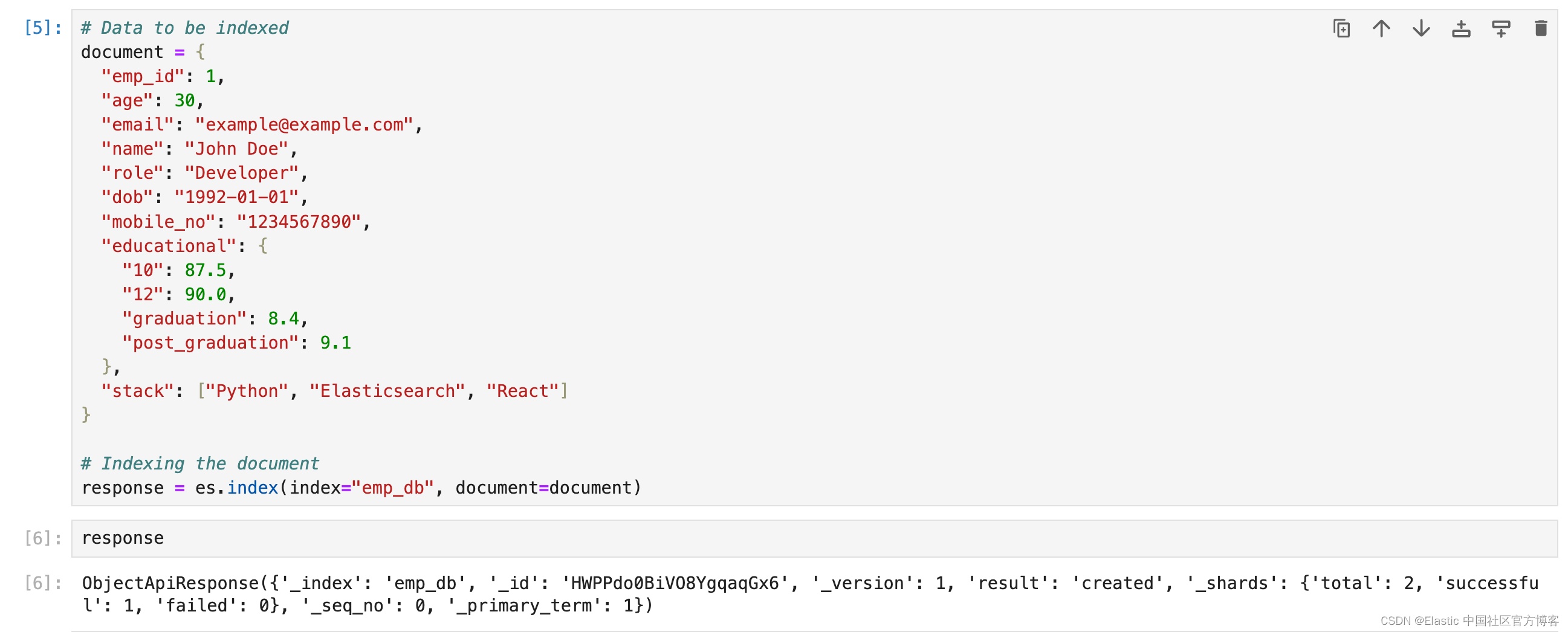 Elasticsearch：基本 CRUD 操作 - Python_elasticsearch crud-CSDN博客