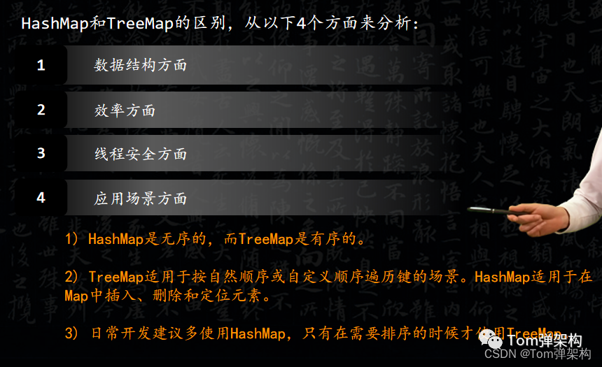 HashMap和TreeMap的区别_java_Tom弹架构-2048 AI社区