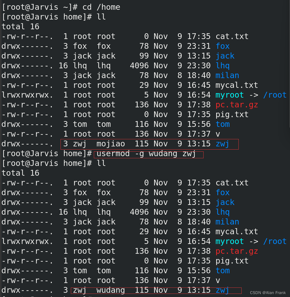 初始Linux(二)(root用户,sudo,用户组,权限,chmod,chowm)_linux 用户组 sudo chown -r-CSDN博客