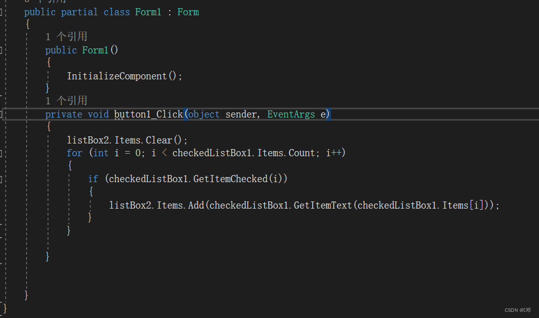 C# checkedListBox拿值_c# checklistbox 取值-CSDN博客