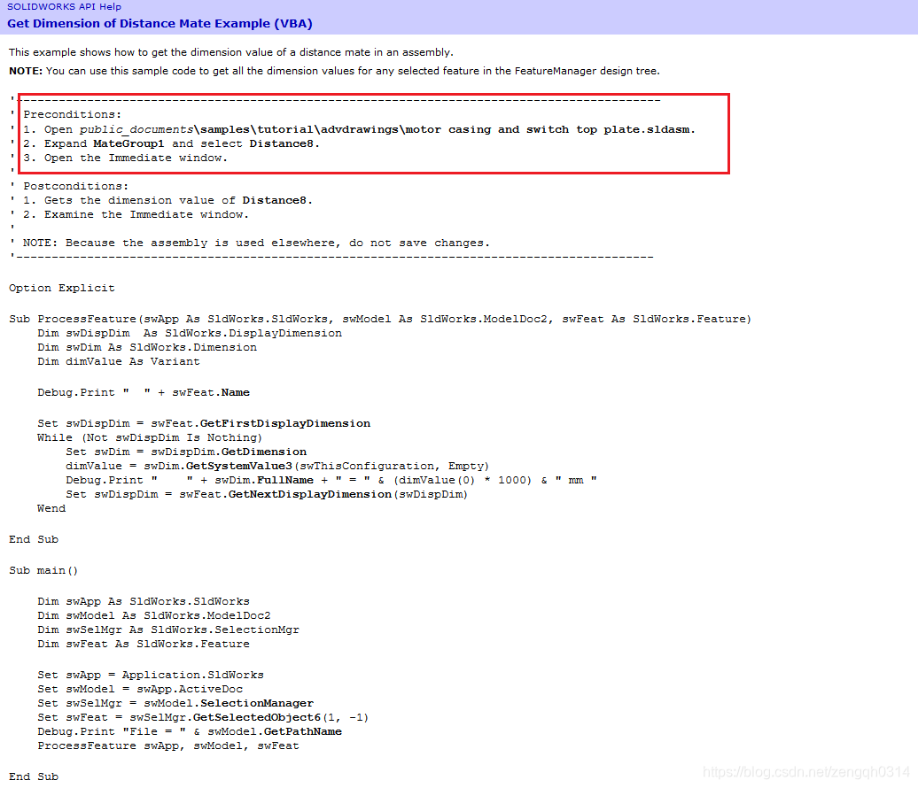 SolidWorks二次开发---获取配合特征具体数据_soildworks api editdistancemate-CSDN博客