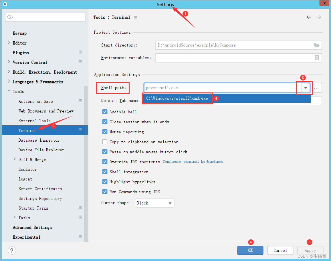 Android Studio Terminal无法输入命令的解决问题_android terminal-CSDN博客