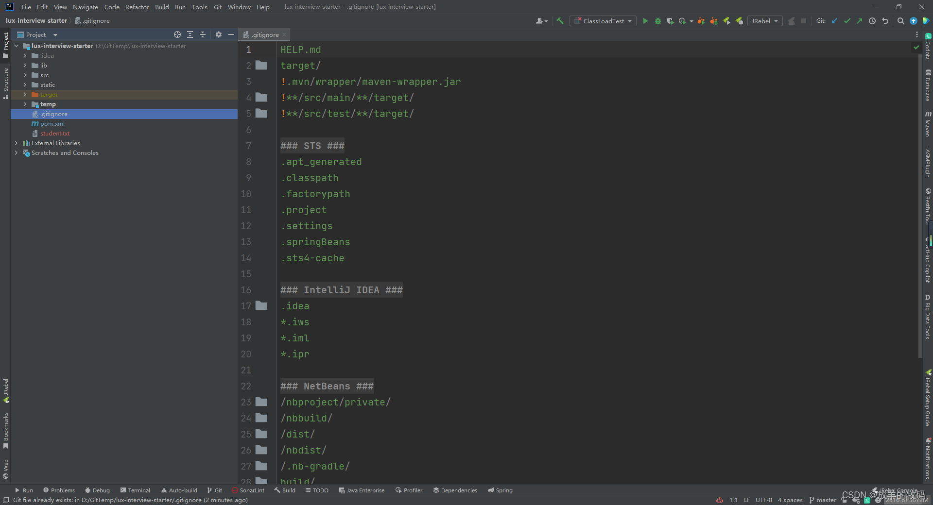 IntelliJ IDEA - 如何优雅地添加 .gitignore 到 Project？_idea 多项目 add to ...