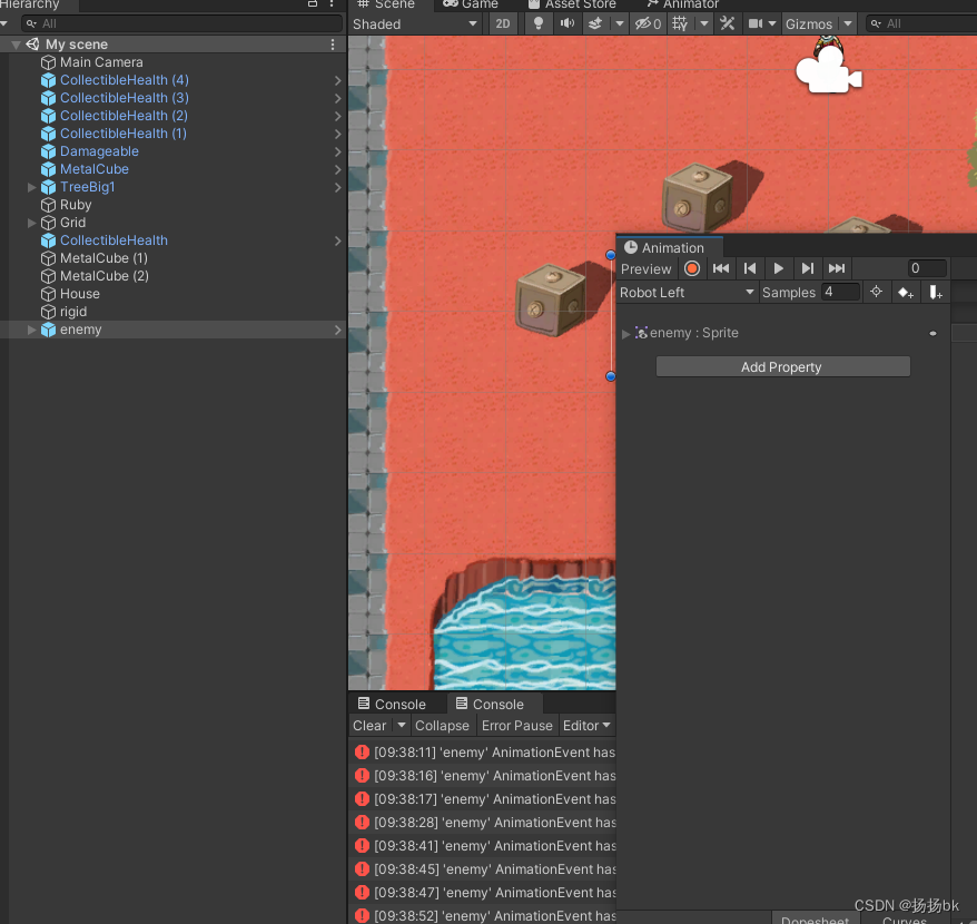 【Ruby 2D】【unity learn】控制敌人随机运动以及动画控制_unity 2d实现敌人移动动画-CSDN博客