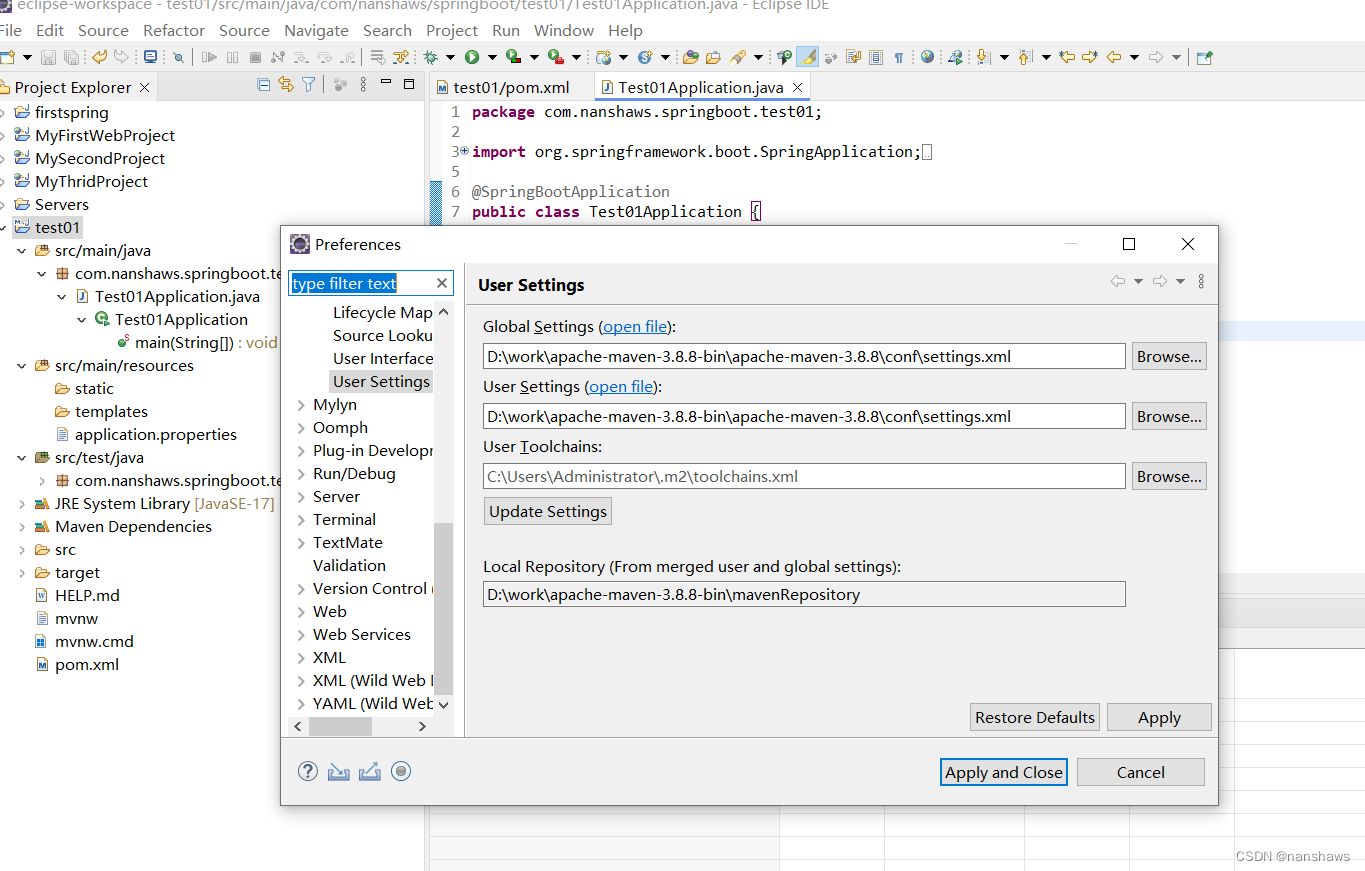 eclipse搭建springboot项目_eclipse运行springboot启动类-CSDN博客