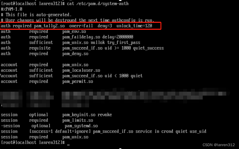 centos7.9 ssh远程连接、服务器端，用户连续登录失败处理_查看ssh远程登录失败处理功能-CSDN博客