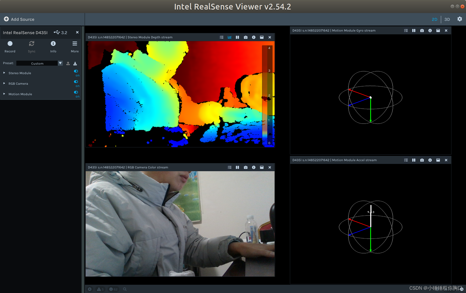 realsense D435i 安装过程及排坑-CSDN博客