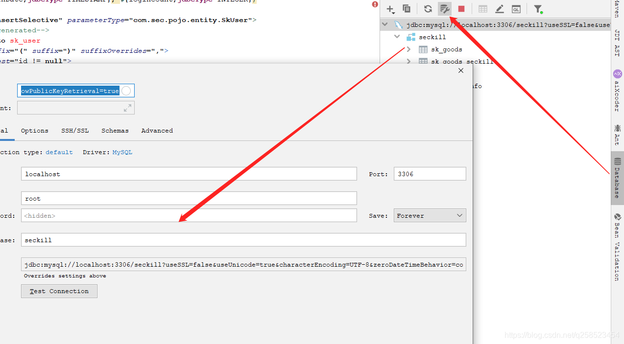 Idea 设置 Database后，解决mapper Xml没有绑定数据库，sql显示红色。 Sql语句数据库名称红色 Csdn博客