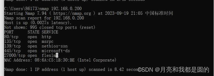 网络攻防 端口扫描实验本次实验主要对主机扫描和端口扫描原理的理解。使用pythonscapy库编写端口扫描 Csdn博客