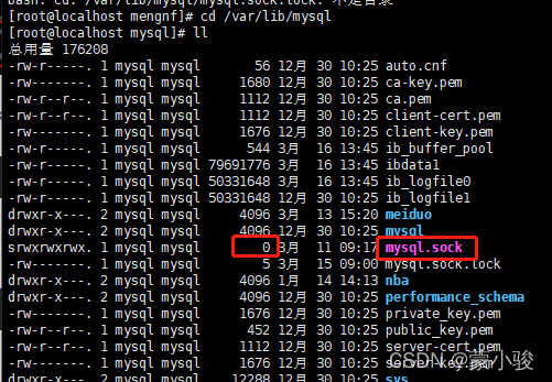mysql启动失败：Invalid pid in unix socket lock fileInvalid pid in unix socket lock file /var/lib ...