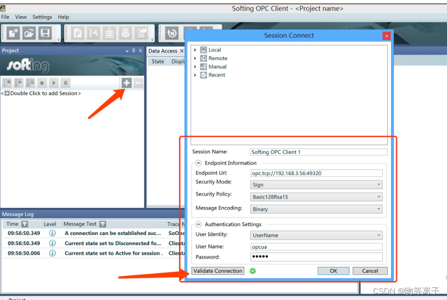 使用OPC UA客户端工具Softing OPC Client读写OPC节点数据_softing opc ua client-CSDN博客