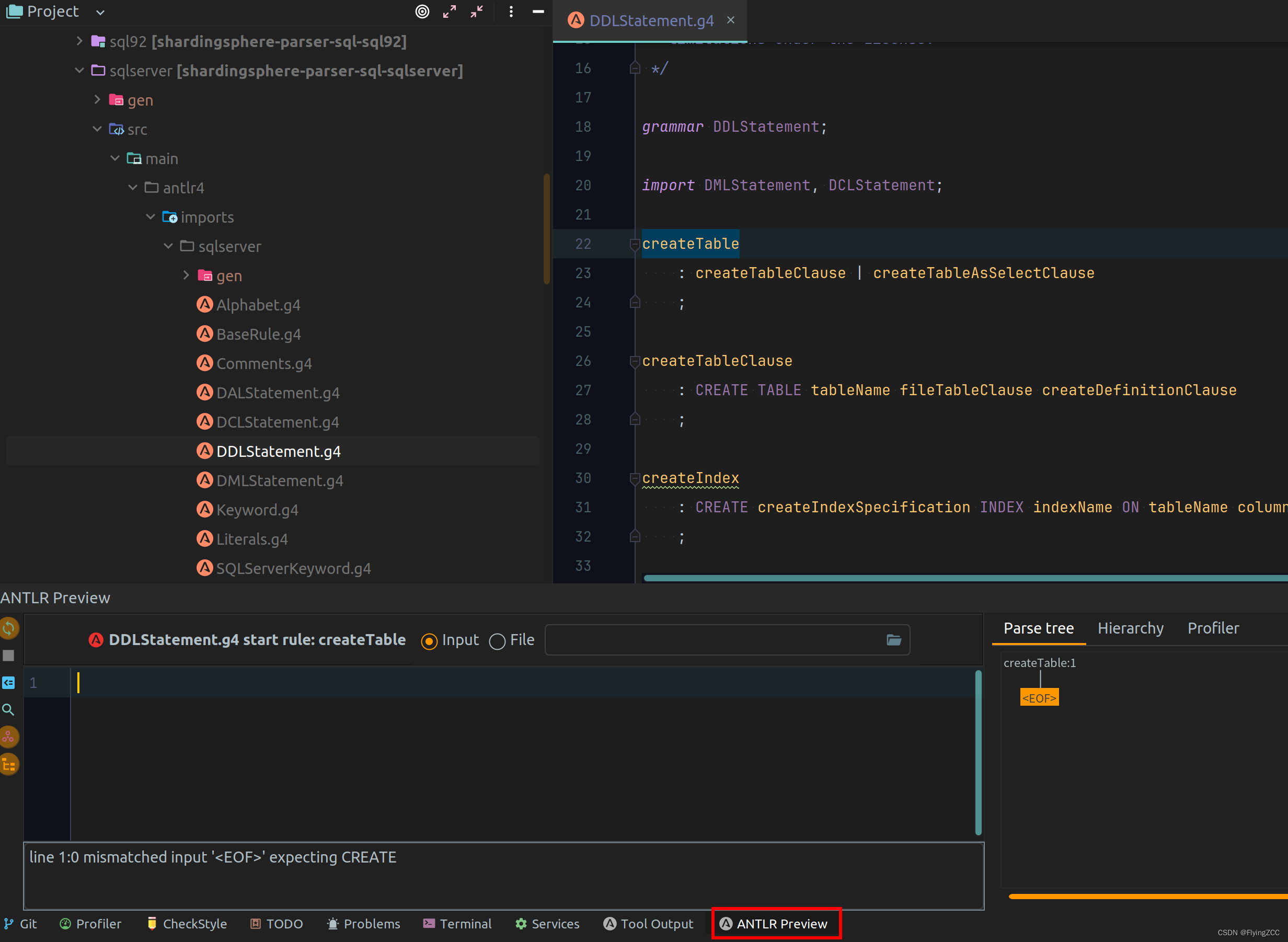 ShardingSphere-SQL 解析 Issue 处理流程_shardingsphere g4 文件-CSDN博客