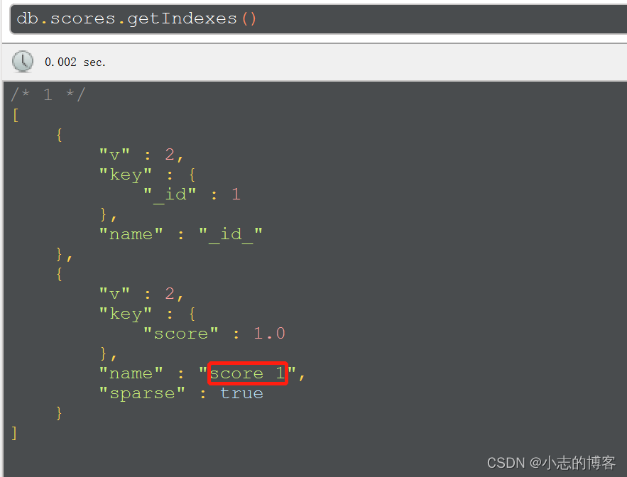 MongoDB——索引属性之稀疏索引（Sparse Indexes）-CSDN博客