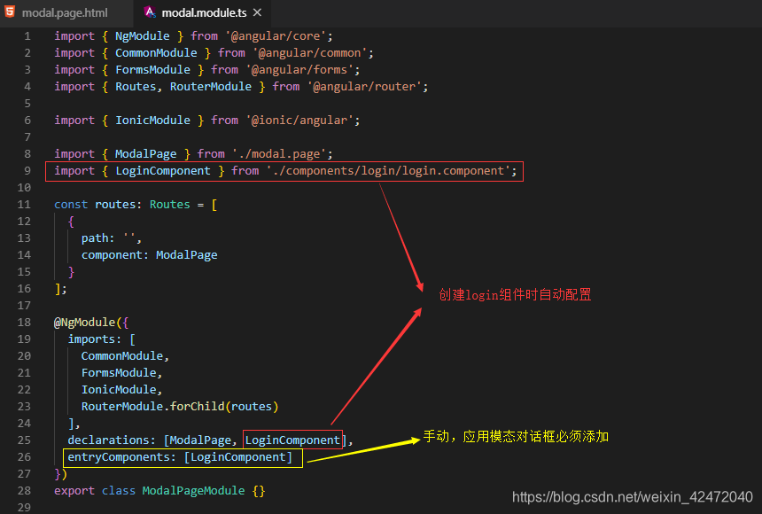 Ionic4—JS扩展之Modal以及Modal传值_ionic 创建modalpage命令-CSDN博客