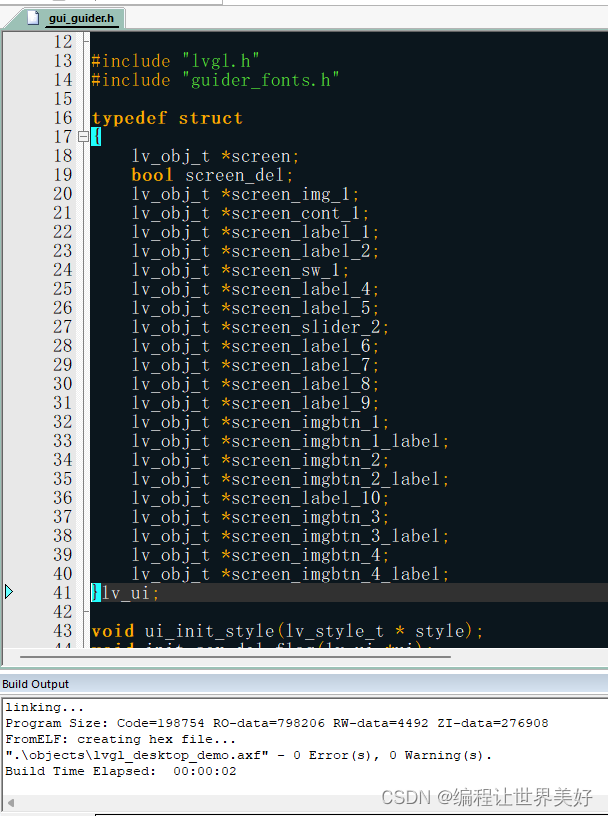 GUI Guider生成，lvgl切换页面导致内存溢出卡死终极解决方案_lvgl切换界面死机-CSDN博客
