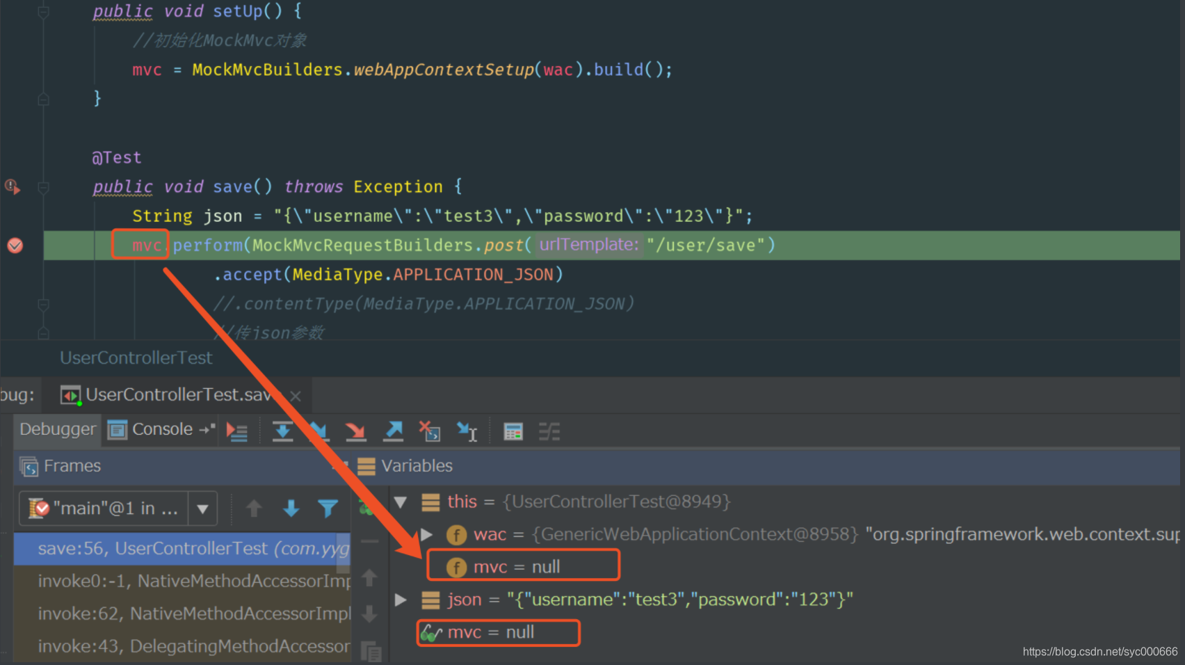 创建MockMvc对象时空指针异常NullPointException的解决办法_mockmvc 空指针-CSDN博客