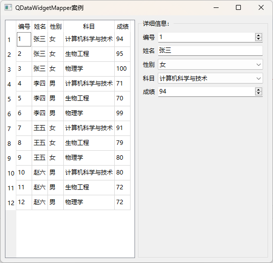 158-数据库操作和模型-QSQL模型-数据感知表单QDataWidgetMapper-CSDN博客