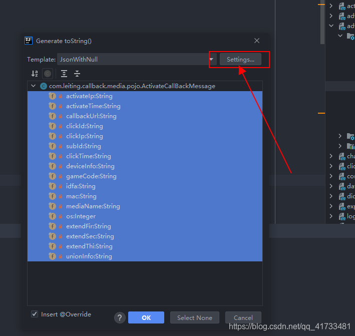 Java toString Json模板_java jsontostr-CSDN博客
