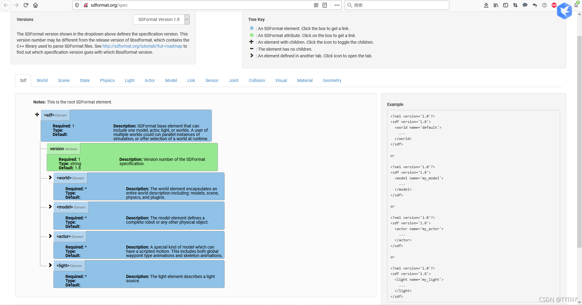 SDF官网SDFormat 规范的一些截图_sdffomat-CSDN博客