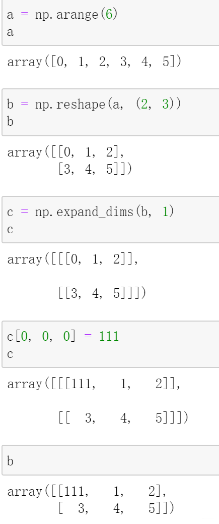 NumPy学习4之数组重塑_ndarray.reshape-CSDN博客
