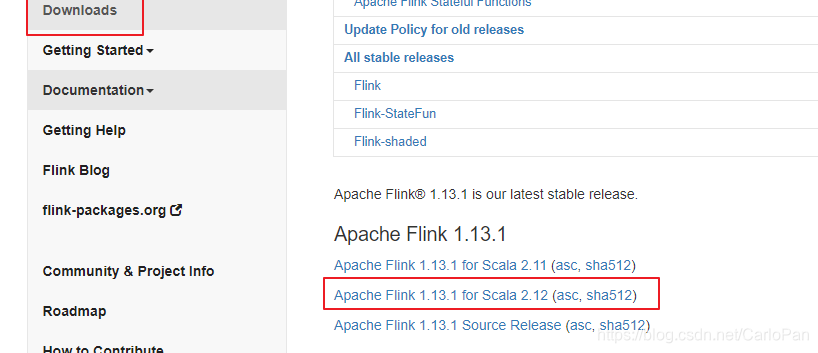 Flink 1.13.0 下载， 启动，运行WordCount_flink1.13下载-CSDN博客