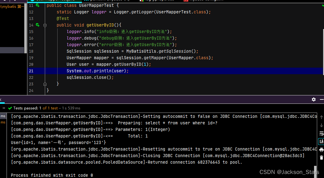 mybatis日志 入门阶段（五）_日志 statement debug-CSDN博客