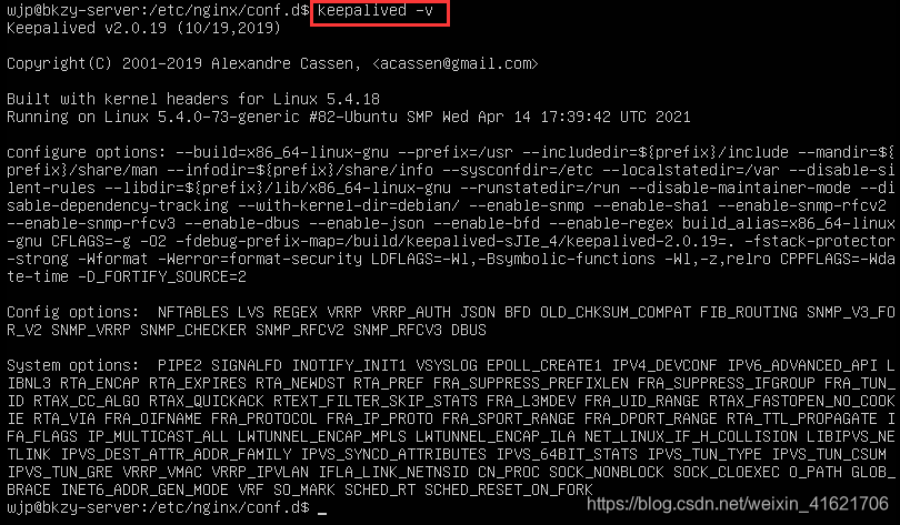 Ubuntu安装keepalived_ubuntu离线安装keepalived-CSDN博客
