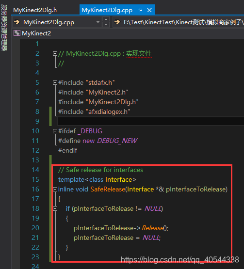 Kinect2+opencv之Color篇：显示Kinect2的画面_cpp 调用kinect-CSDN博客