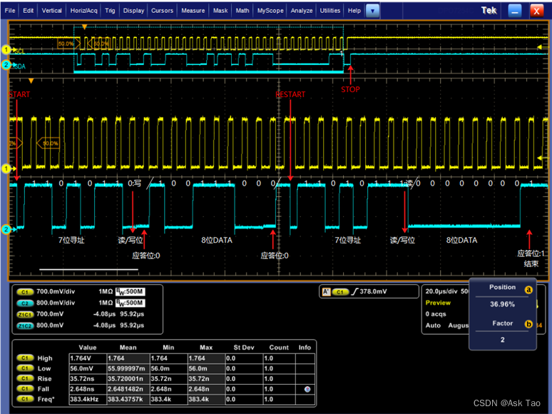 I2C原理与实际应用波形分析_i2c波形-CSDN博客