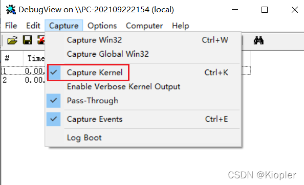 DebugView无法显示调试信息问题_debugview不显示-CSDN博客