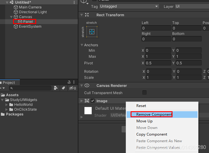 Unity UIWidgets 之 UIWidgets 简单入门使用之 简单点击事件的数据交互使用_ugui getwidget-CSDN博客
