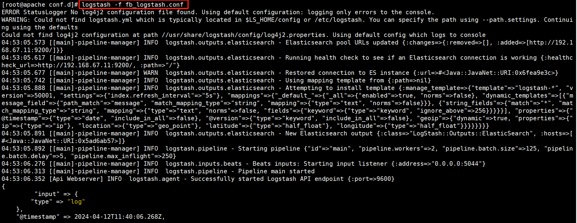 【ELFK】Filebeat+ELK 部署_filebeat+elk部署-CSDN博客
