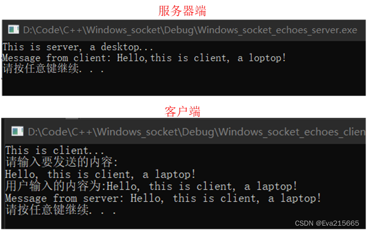 Windows下socket实现回声客户端使用socket编程实现回声客户端 Csdn博客