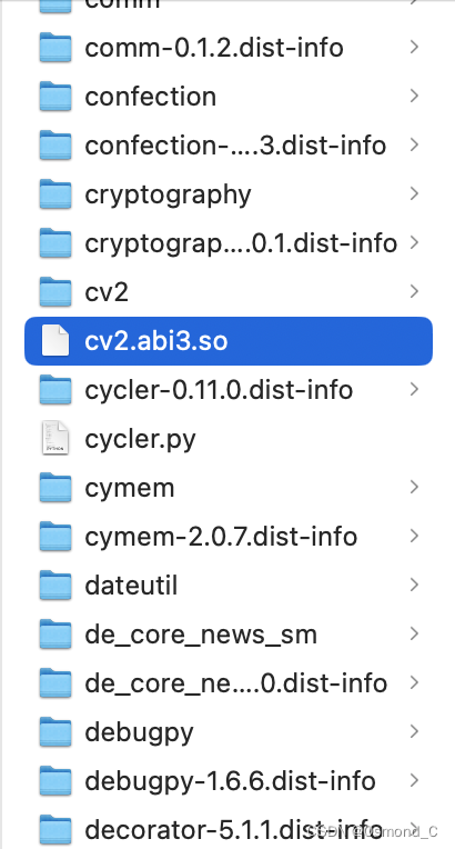 [OpenCV] 在DataSpell (PyCharm)使用CV2的时候“代码不提示 + 看不了源码”的解决方案_cv2.abi3.so-CSDN博客