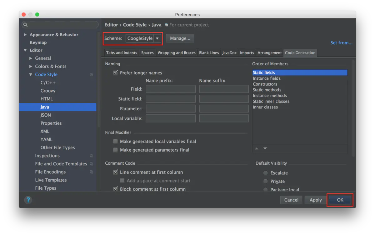 Intellij IDEA 配置 Code Style_idea codestyle-CSDN博客