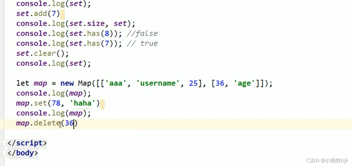 es6--set和map容器_es6 set容器map-CSDN博客